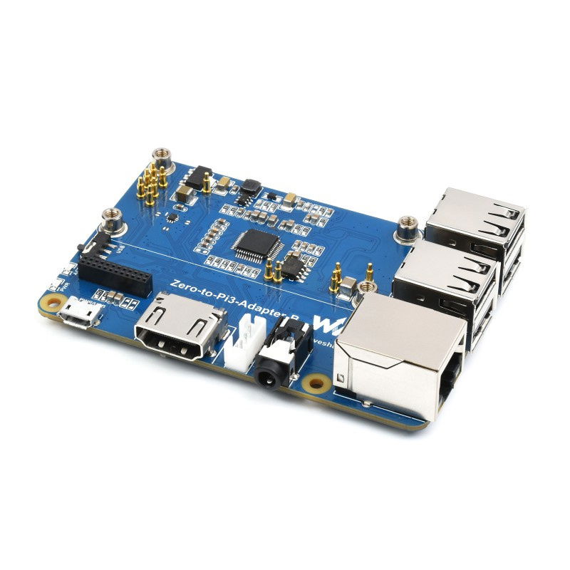 Raspberry Pi Zero 2W auf 3B Adapter – Waveshare 22383 Botland ...